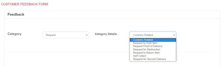 eFeedback Poslaju: Register a Complaint or Submit Request!